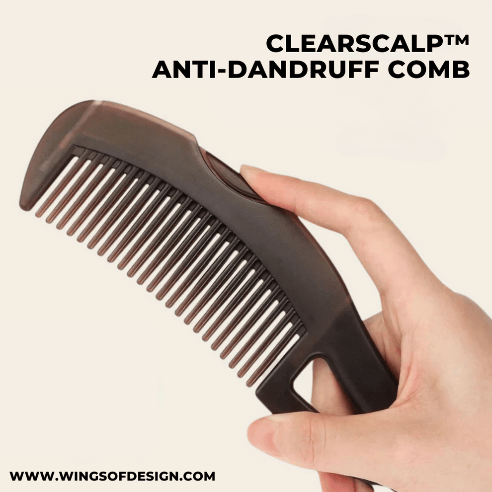 ClearScalp™ Anti-Dandruff Comb – Wings of Design